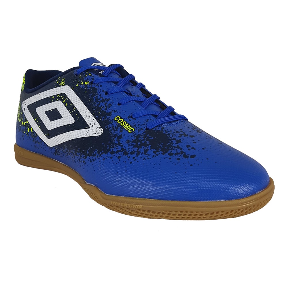 Chuteira Futsal Umbro Cosmic Adulto Azul/Marinho 39